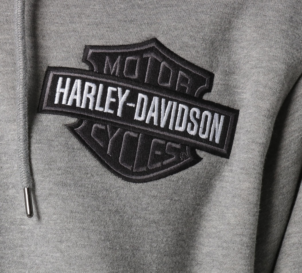 【Men's】バーアンドシールドレボリューションファスナー式パーカー｜ハーレーダビッドソン公式オンラインショップ