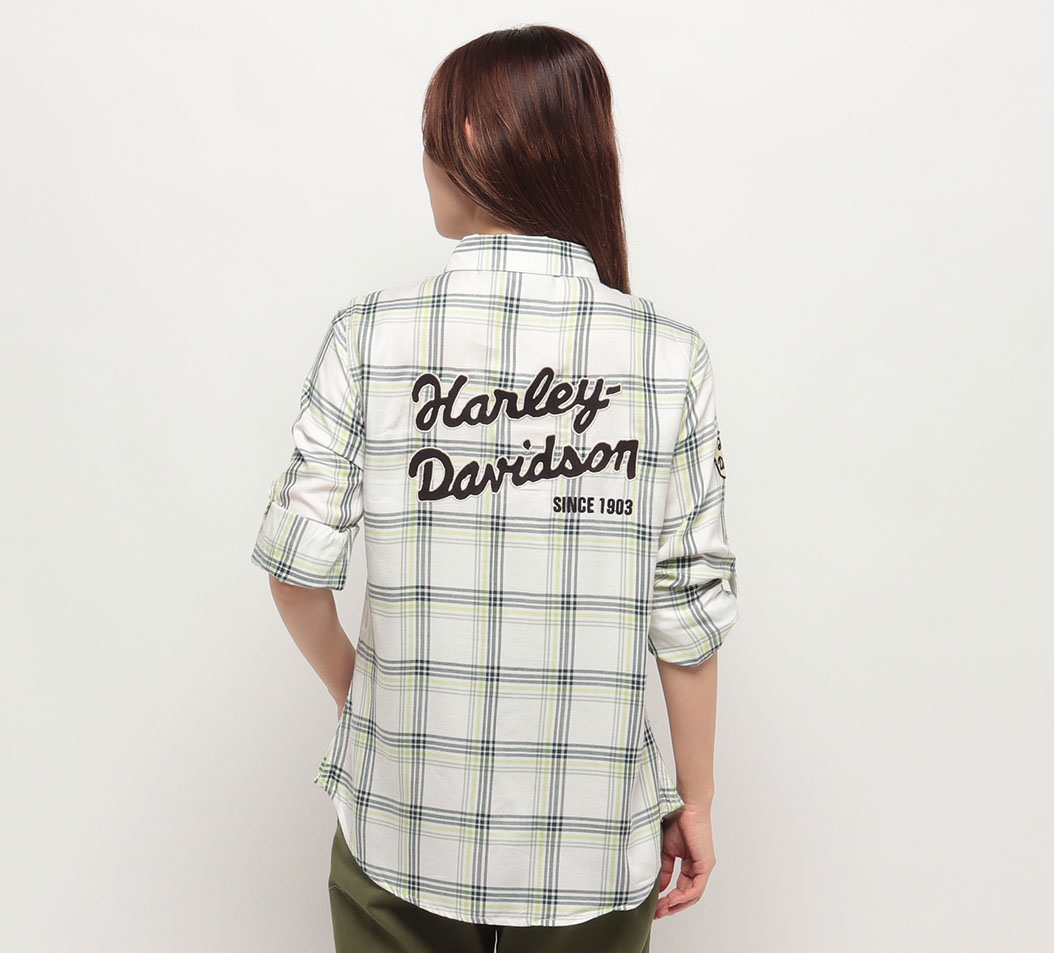 【Women's】ガス＆オイル コンバーチブル スリーブ シャツ｜ハーレーダビッドソン公式オンラインショップ