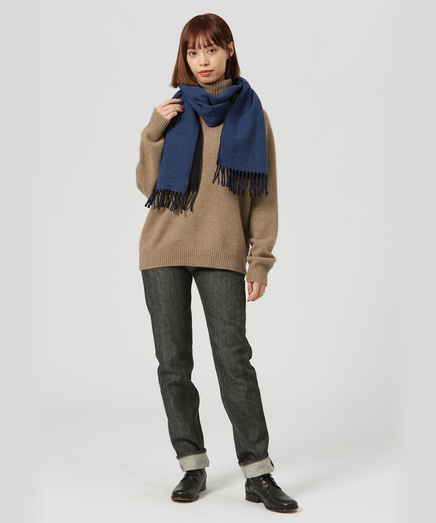 【ユニセックス】BF12 ECHARPE リバーシブルマフラー ｜agnès b. FEMME（ファム）｜アニエスベー公式オンラインブティック