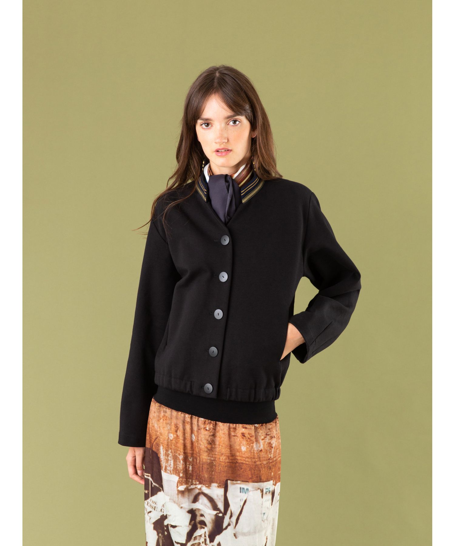 J617 BLOUSON ブルゾン ｜agnès b. FEMME（ファム）｜アニエスベー公式オンラインブティック