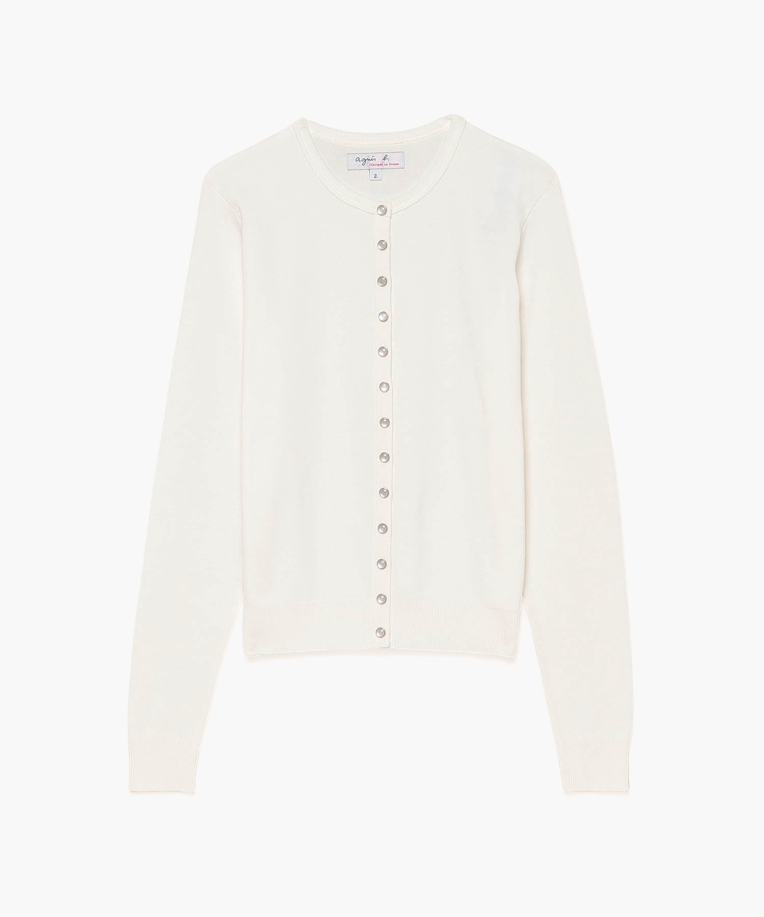 J155 CARDIGAN コットンニットカーディガン ｜agnès b. FEMME（ファム）｜アニエスベー公式オンラインブティック