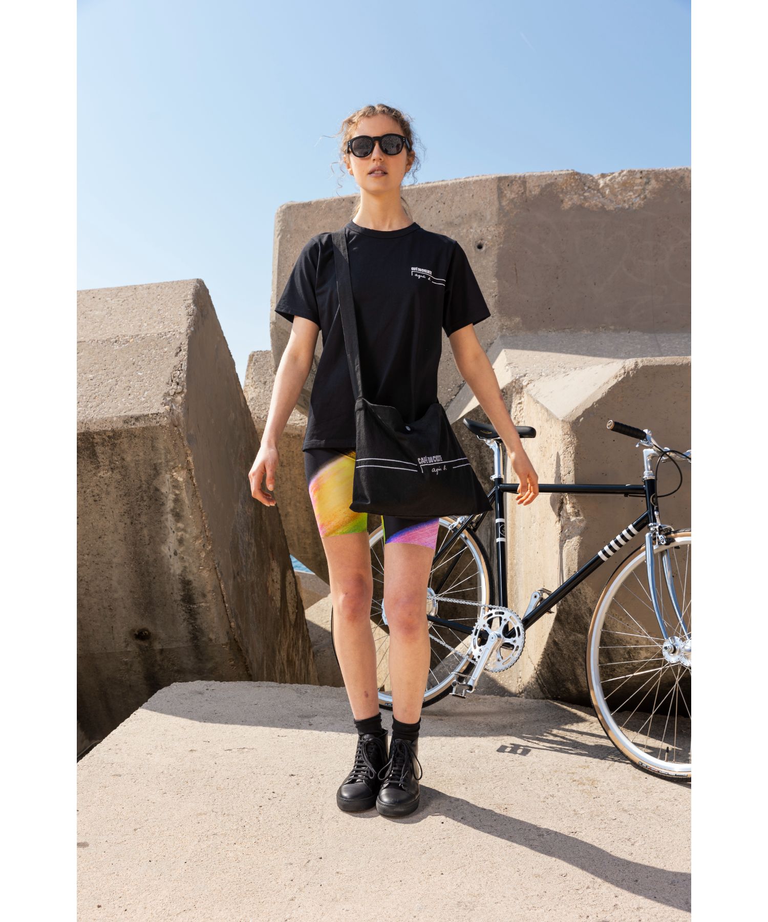 【ユニセックス】AI78 MUSETTE agnes b. x カフェ・ドゥ・シクリステ ショルダーバッグ ｜agnès b. FEMME（ファム）｜アニエスベー公式オンラインブティック