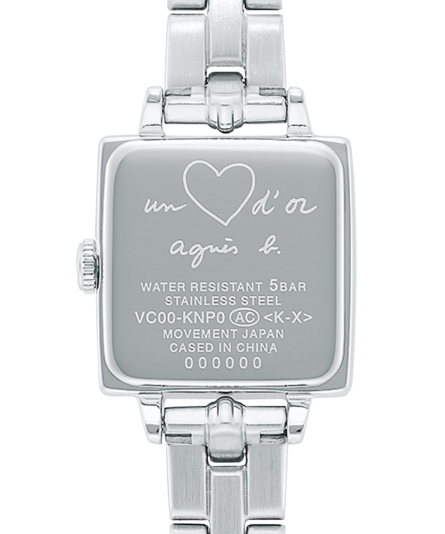 LM01 WATCH FCSK749 時計 ミニスクエア 限定モデル ｜agnès b. FEMME（ファム）｜アニエスベー公式オンラインブティック