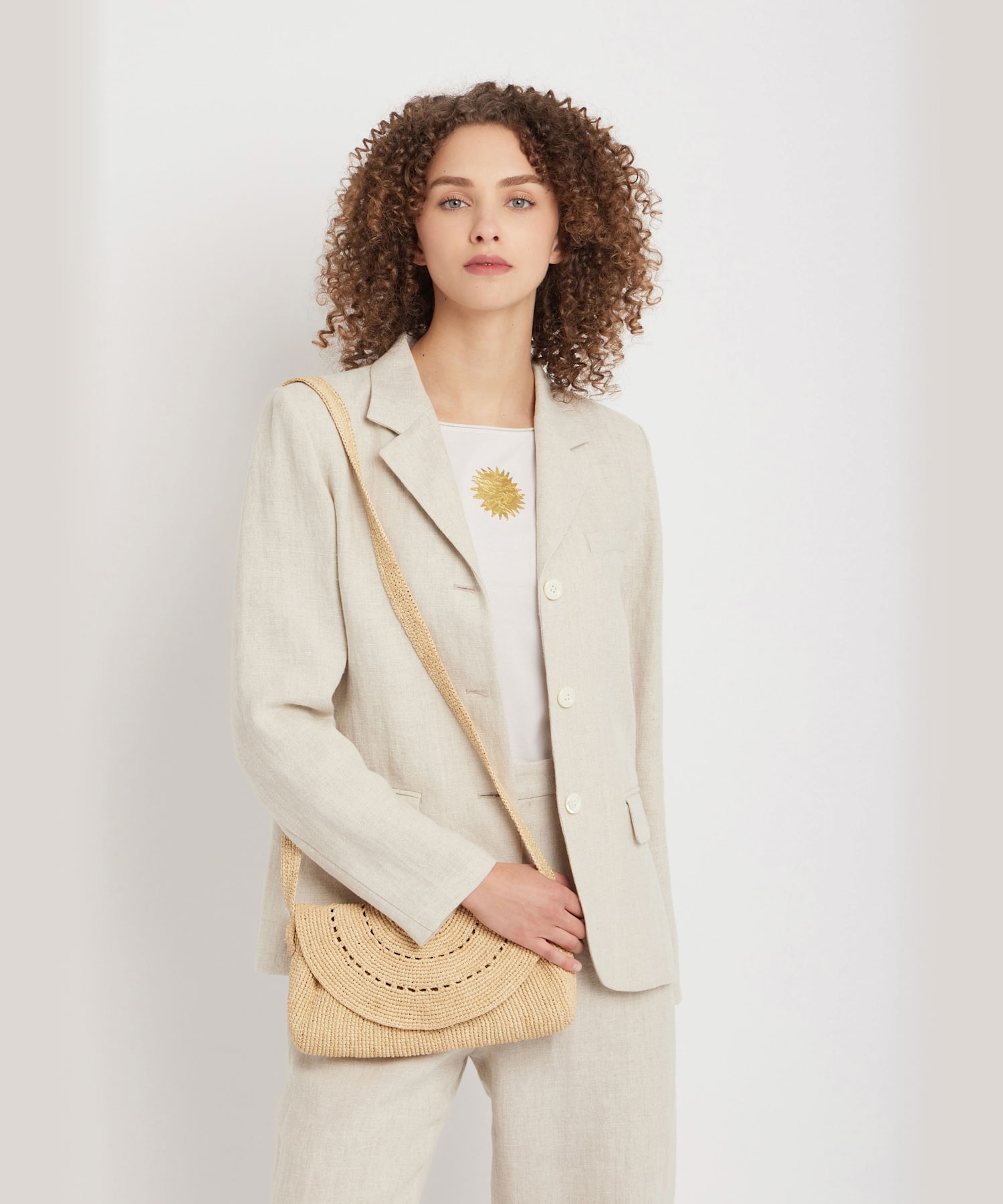 ラフィア ショルダーバッグ "Amy" ｜agnès b. FEMME（ファム）｜アニエスベー公式オンラインブティック