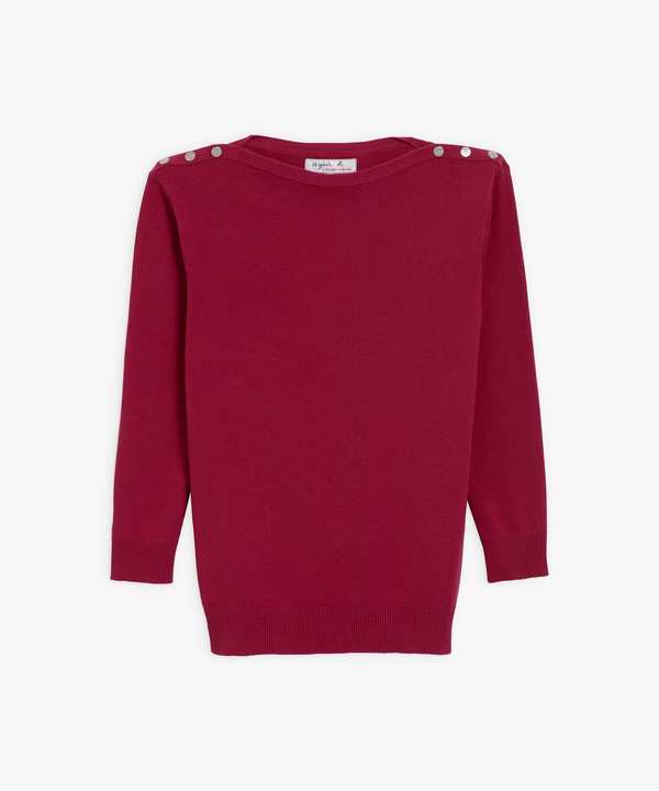 J155 TS コットンニットTシャツ ｜agnès b. FEMME（ファム）｜アニエスベー公式オンラインブティック