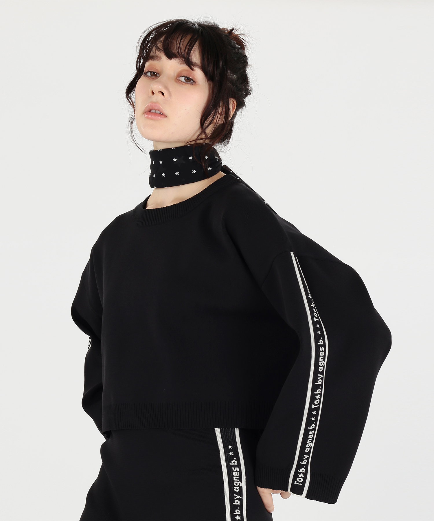 WS91 PULLOVER ロゴテープミニプルオーバー ｜To b. by agnès b.（トゥービー バイ アニエスベー）｜アニエスベー公式オンラインブティック