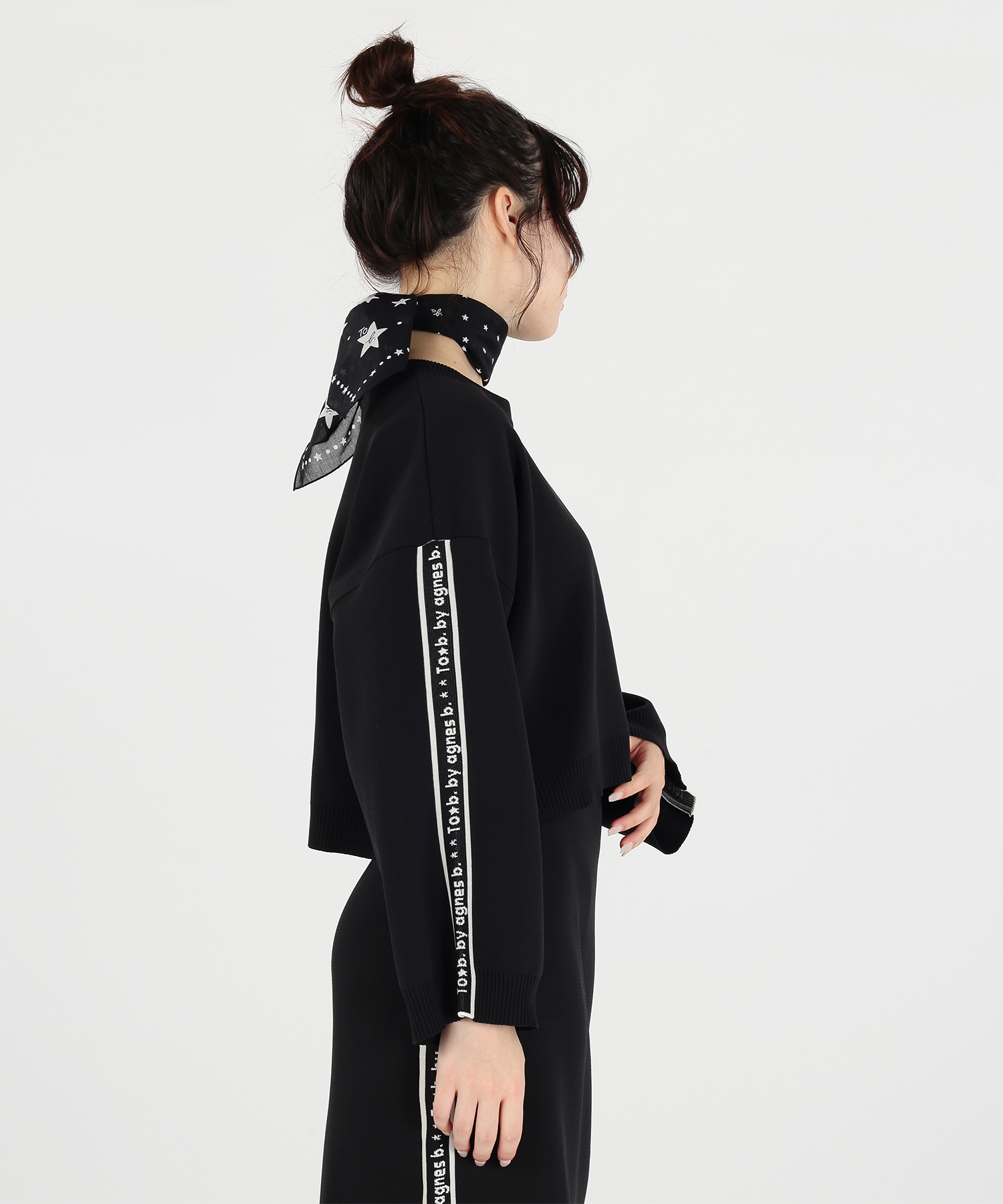 WS91 PULLOVER ロゴテープミニプルオーバー ｜To b. by agnès b.（トゥービー バイ アニエスベー）｜アニエスベー公式オンラインブティック