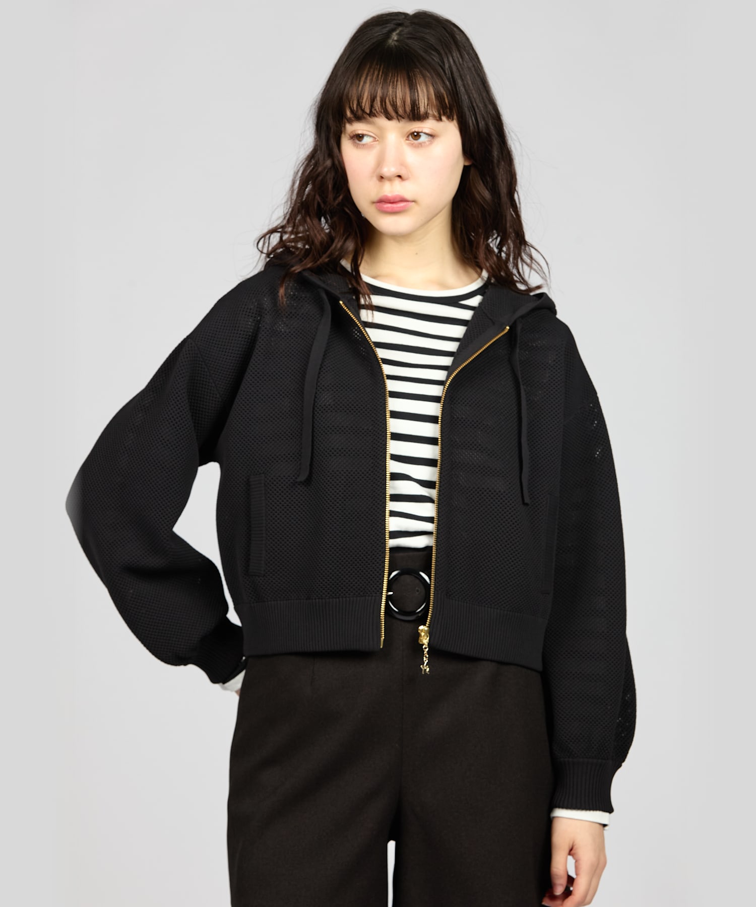 WS91 HOODIE メッシュミニフーディ ｜To b. by agnès b.（トゥービー バイ アニエスベー）｜アニエスベー公式オンラインブティック