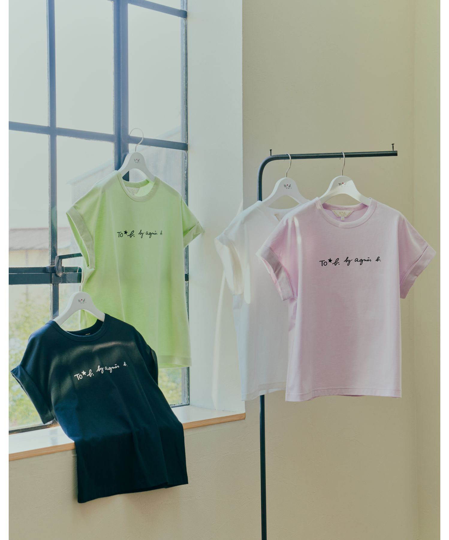 WT13 TS マカロンロゴTシャツ ｜To b. by agnès b.（トゥービー バイ アニエスベー）｜アニエスベー公式オンラインブティック