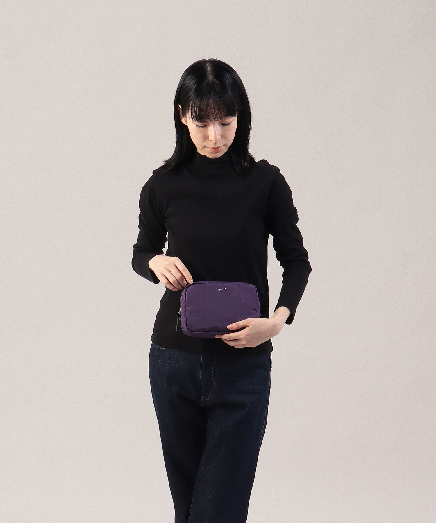 UAS12－02 ポーチ ｜agnès b. VOYAGE FEMME（アニエスベーボヤージュ ファム）｜アニエスベー公式オンラインブティック